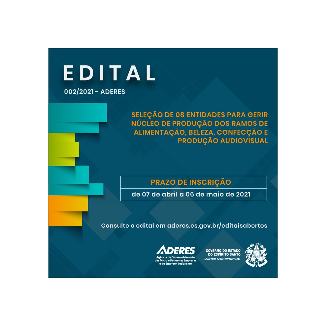 ADERES - Aderes abre seleção de associação para administrar núcleo de ...